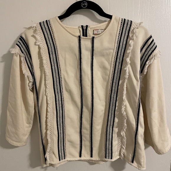 eri + ali | Tops | Eri Ali Cream And Black Gorgeous Top In Size Xs Can ...
